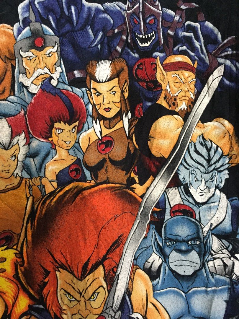 Y2K ThunderCats Characters tshirt, Men's Fashion, Tops & Sets, Tshirts & Polo Shirts on Carousell