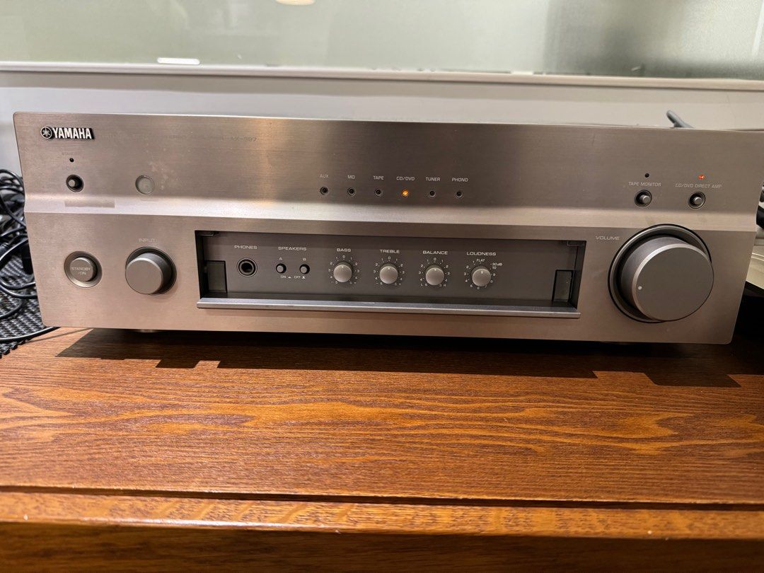 Yamaha Stereo Amplifier AX-397 擴音器, 音響器材, 其他音響配件及設備 - Carousell