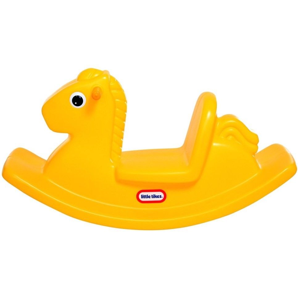 Yellow Rocking Horse, Babies & Kids, Baby Nursery & Kids Furniture ...