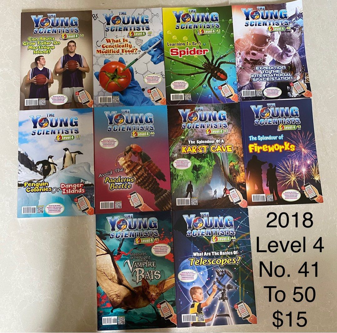 Young Scientists Level 4 2018 Full Set, Hobbies & Toys, Books ...