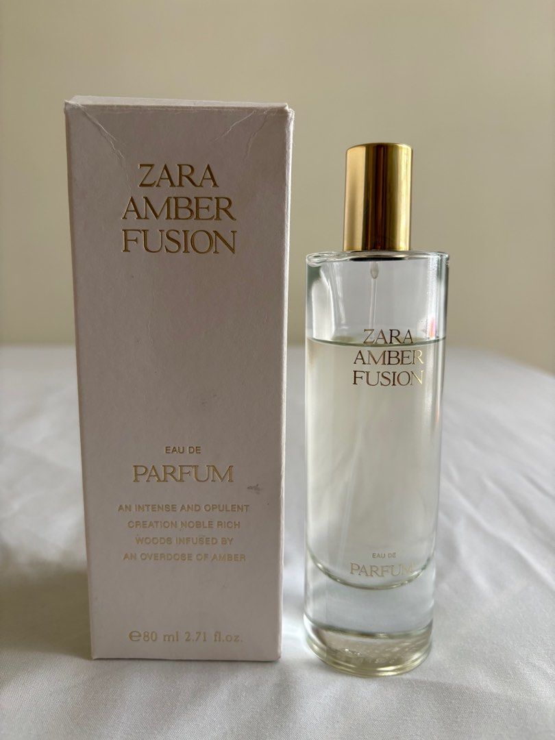 Zara Amber Fusion Eu De Parfum, Beauty & Personal Care, Fragrance ...