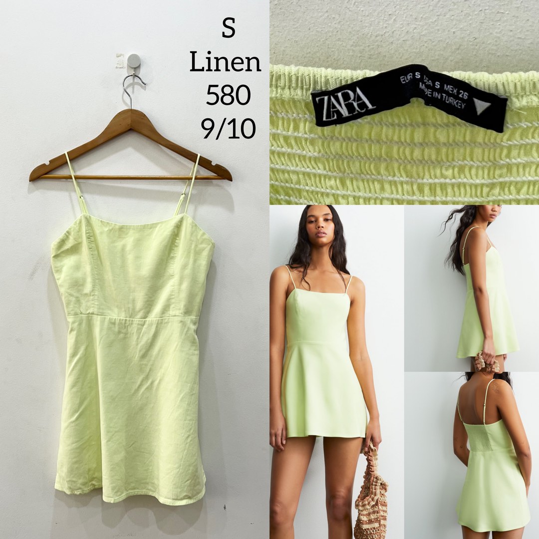 Zara linen, Women's Fashion, Dresses & Sets, Dresses on Carousell