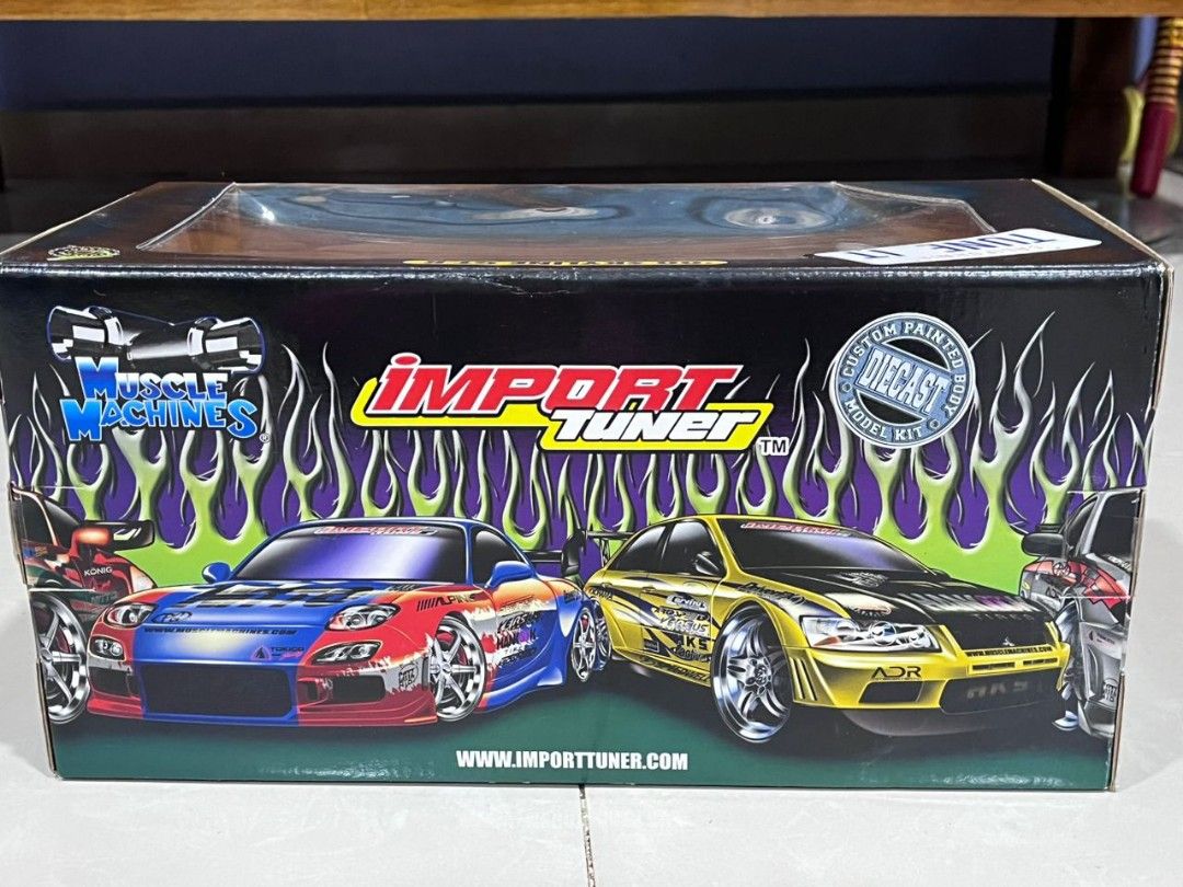 1:18 2000 Nissan Skyline GT-R R34 Import Tuner Model Kit by Muscle ...