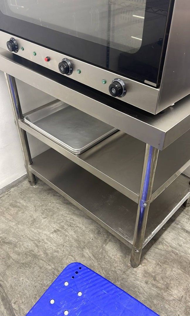 1m Stainless Steel Table (1000mmL x 700mmW x 900mmH), Furniture & Home ...