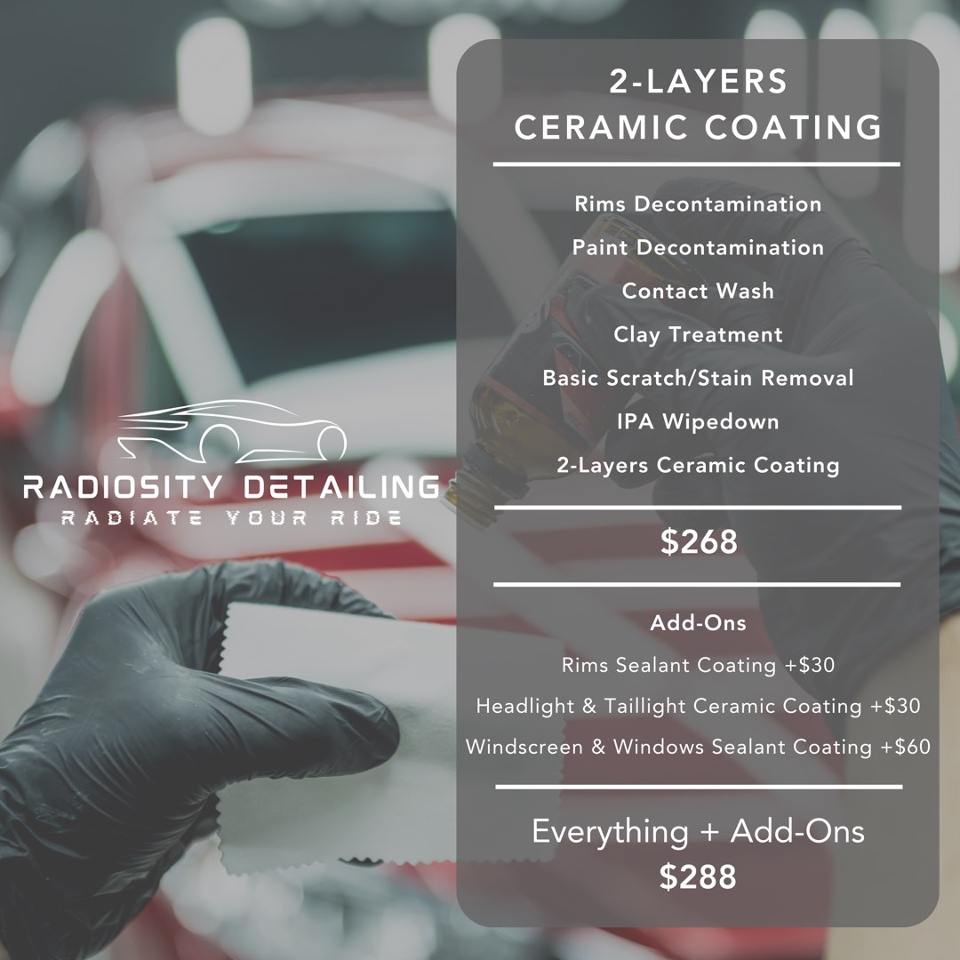 2 Layers Ceramic Coating for Cars, Car Accessories, Car Workshops ...