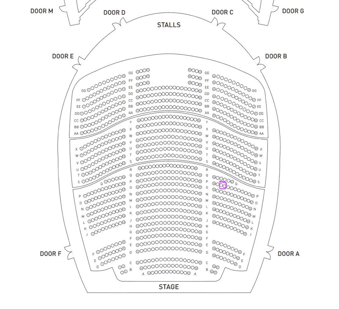 2 x Hamilton Singapore Stalls tickets - cost price - opening night 19 ...