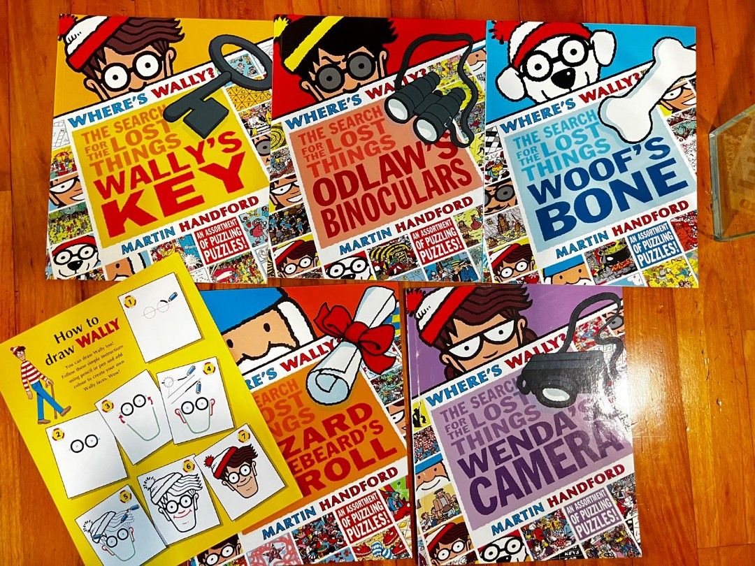 5 book set - Where's Wally, Hobbies & Toys, Books & Magazines, Children ...
