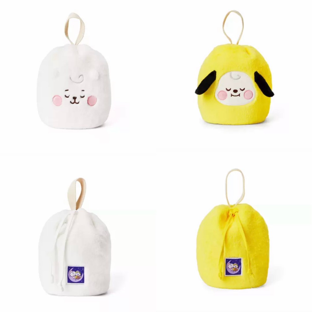 全新 Bt21 chimmy bt21 RJ 斜揹袋 水桶包 手挽袋, 其他, 其他 - Carousell