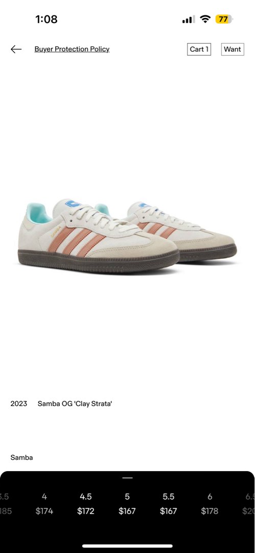 Adidas samba OG (clay strata), Women's Fashion, Footwear, Sneakers on ...
