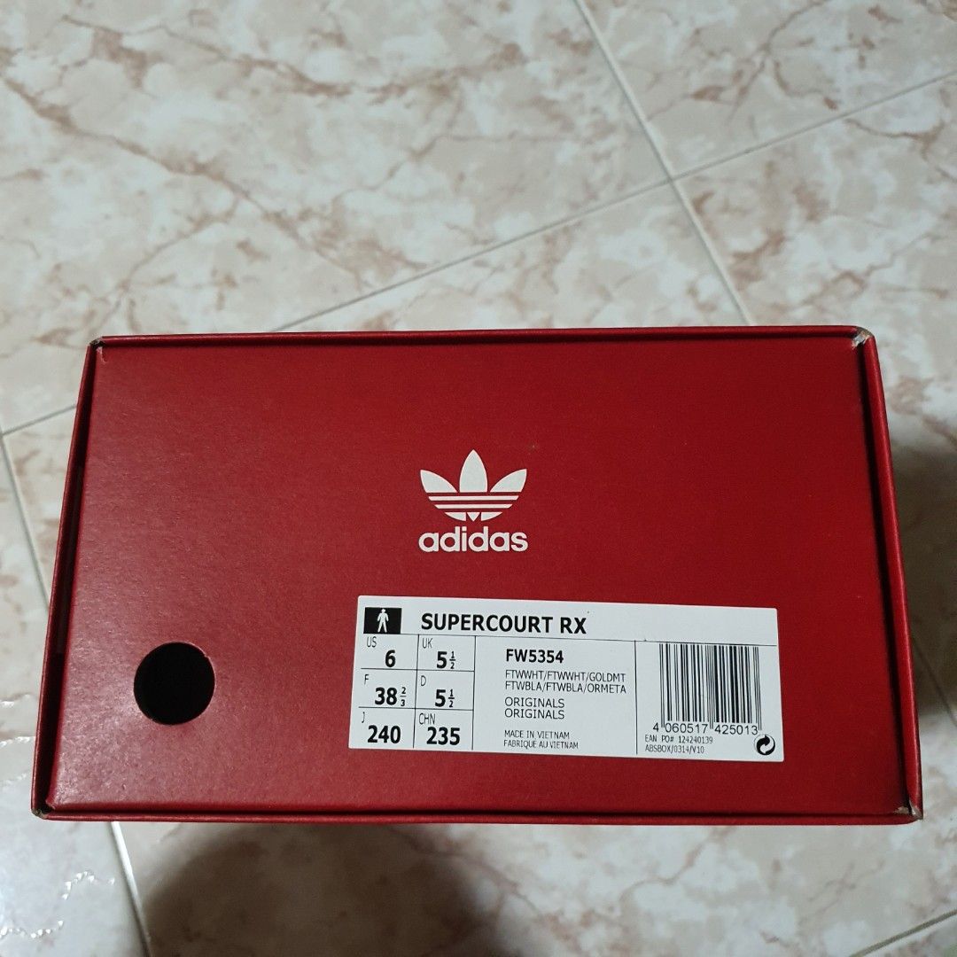 Adidas Super court RX Shoes White., Women's Fashion, Footwear, Sneakers ...