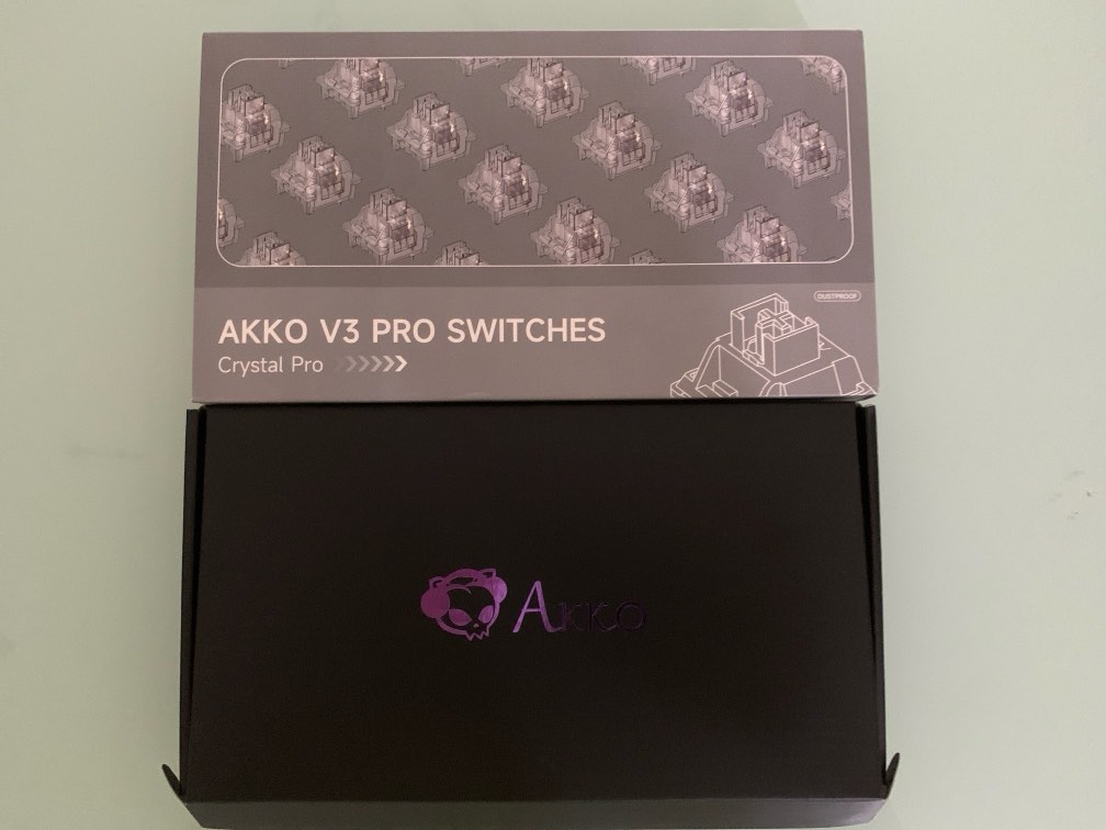 Akko crystal v3 pro switches, Computers & Tech, Parts & Accessories ...