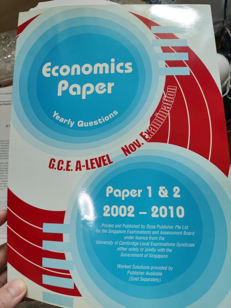 Alevel h2 economic paper, Hobbies & Toys, Books & Magazines, Assessment ...