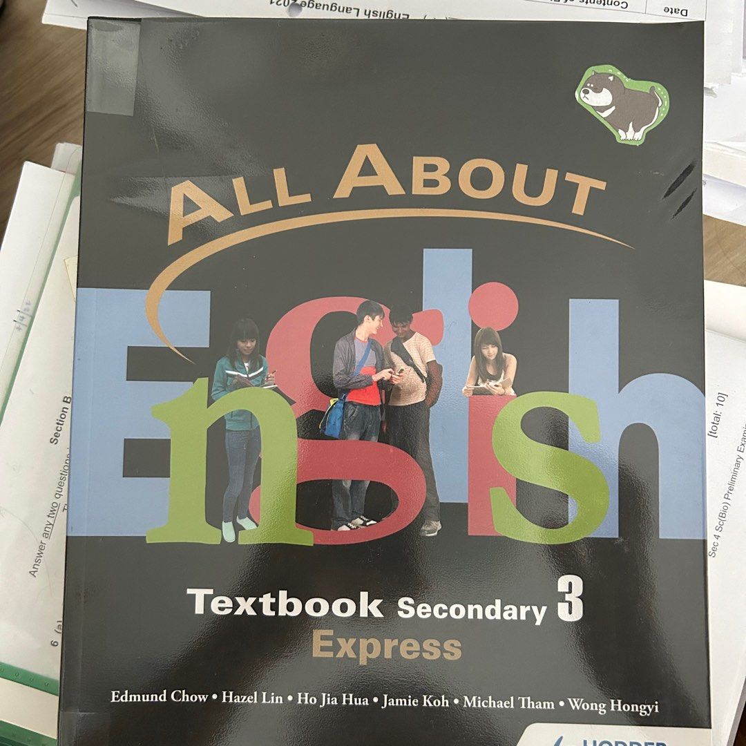 All About English Secondary 3 Express Textbook, Hobbies & Toys, Books ...