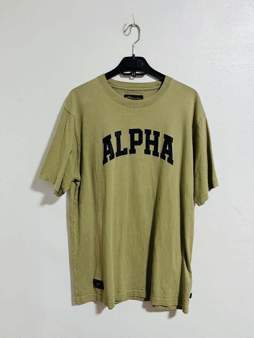 ALPHA INDUSTRIES ARMY SHIRT, Men's Fashion, Tops & Sets, Tshirts & Polo ...