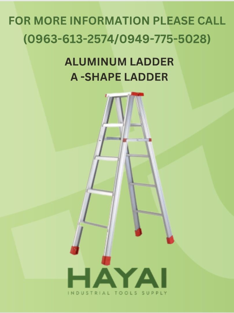ALUMINUM LADDER A -SHAPE LADDER, Commercial & Industrial, Construction ...