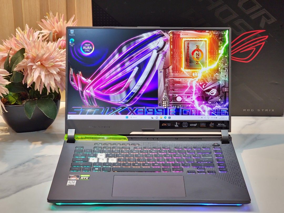 Asus Rog Strix G513RM l AMD Ryzen 9 6900HX 16GB RAM 512GB SSD RTX 3060 ...