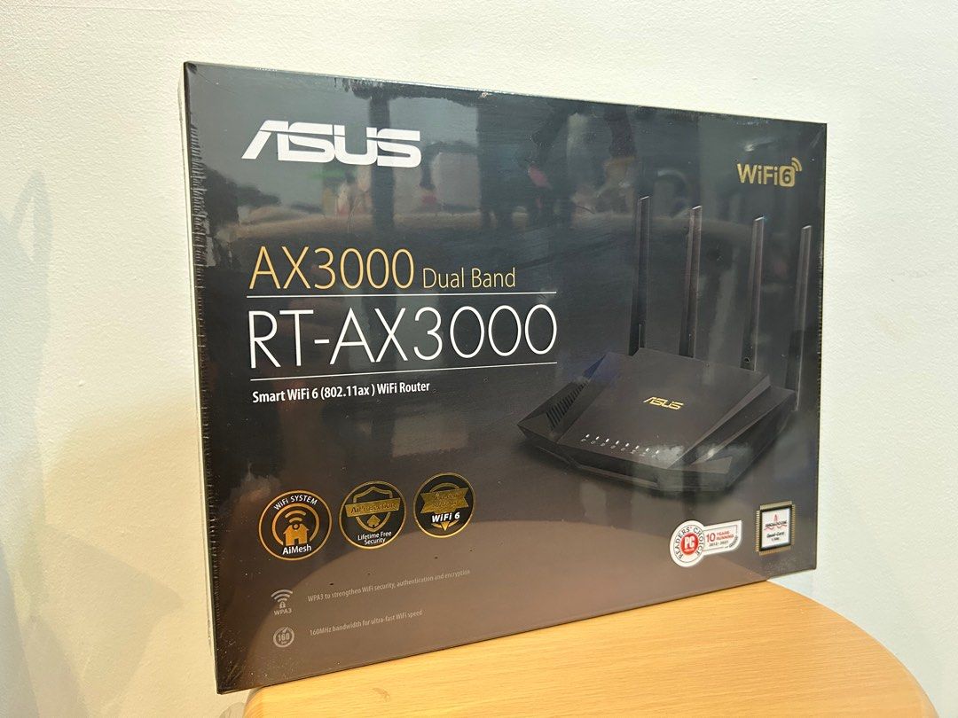 Asus RT-AX3000 Dual Band Smart WiFi 6 Router, Computers & Tech, Parts ...