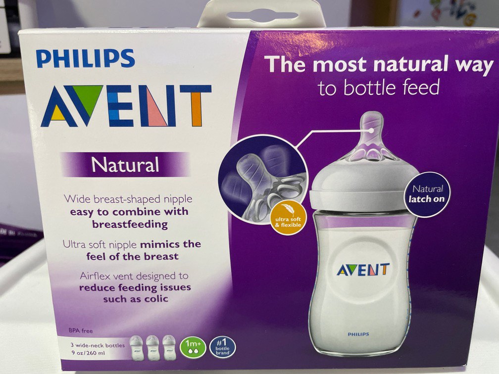 Avent Milk Bottles x3 , Babies & Kids, Nursing & Feeding, Breastfeeding ...