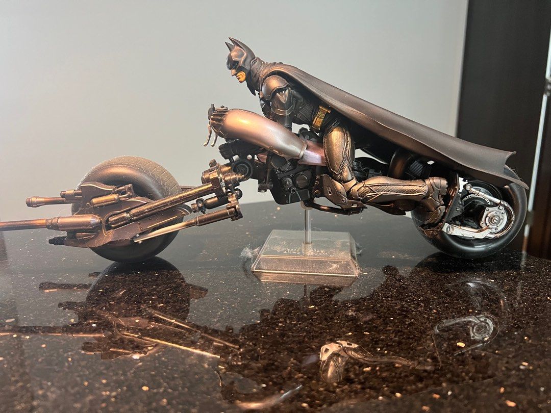 BANDAI Dark knight on Bat Pod, Hobbies & Toys, Toys & Games on Carousell