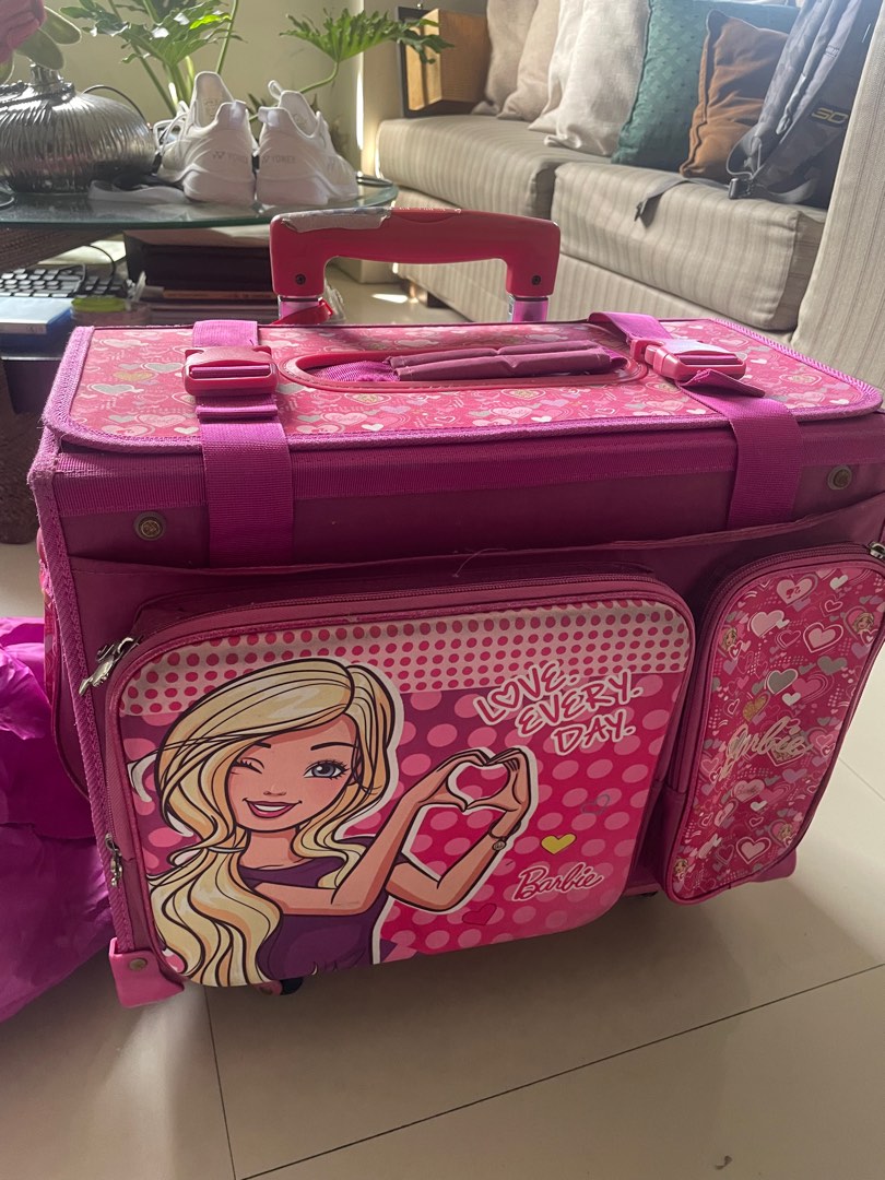 Barbie Trolley bag, Hobbies & Toys, Stationary & Craft, Stationery ...