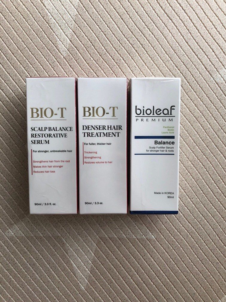 Bio-T and Bioleaf hair care, Beauty & Personal Care, Hair on Carousell