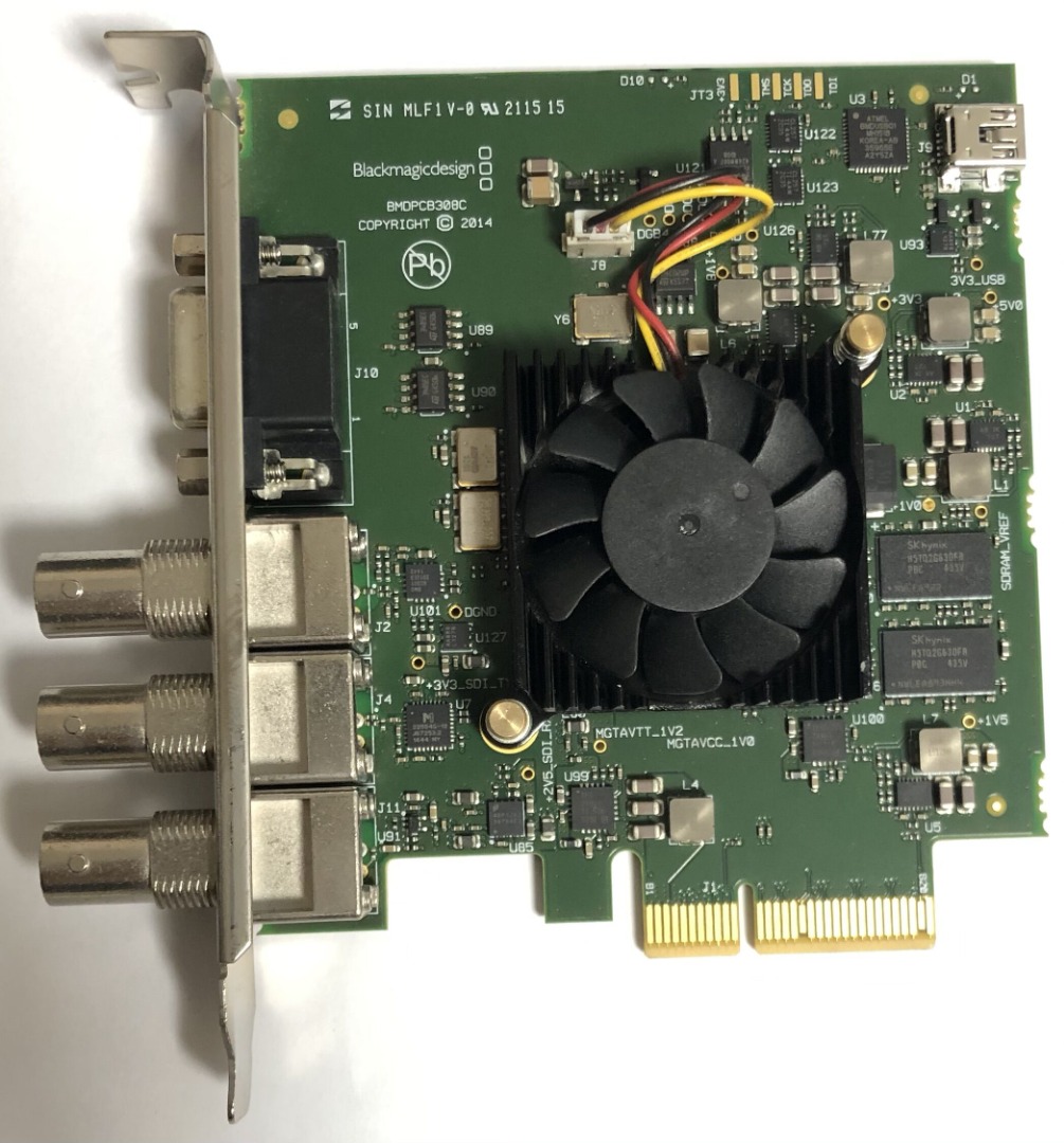 BlackMagic Design Decklink SDI 4K Capture Playback 3x BNC PCIE Card ...