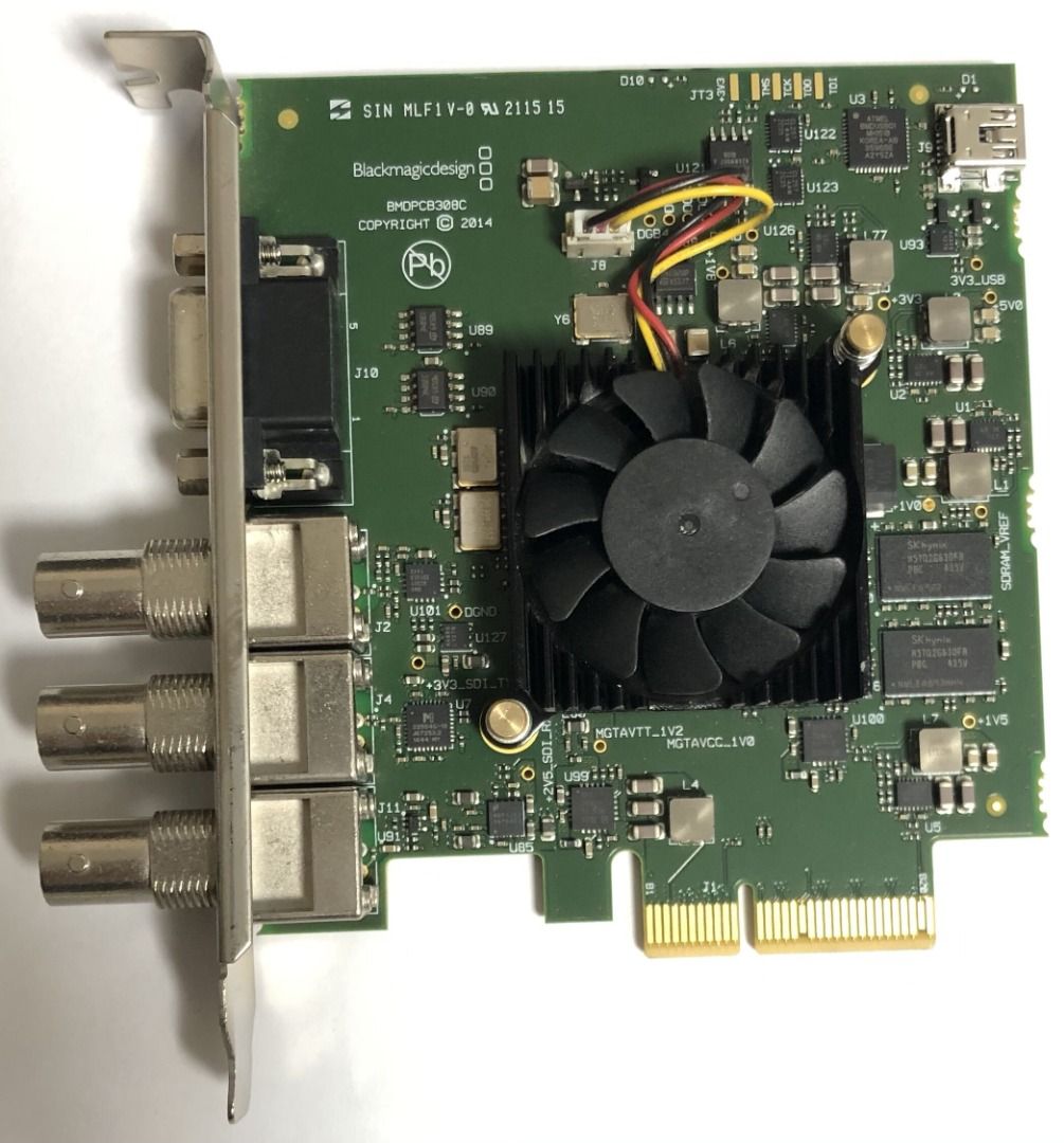 BlackMagic Design Decklink SDI 4K Capture Playback 3x BNC PCIE Card ...