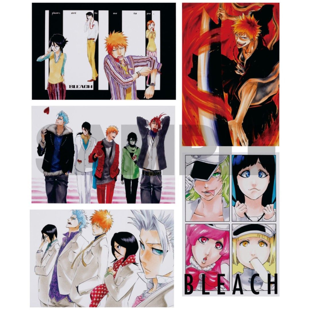Bleach 20th anniversary exhibition postcard set, Hobbies & Toys ...