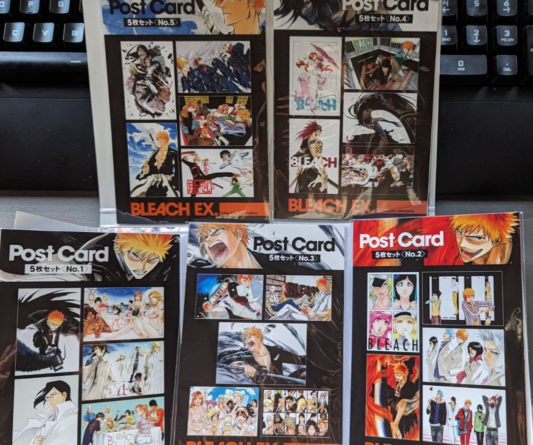 Bleach 20th anniversary exhibition postcard set, Hobbies & Toys ...
