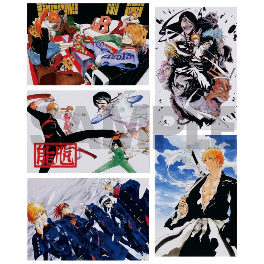 Bleach 20th anniversary exhibition postcard set, Hobbies & Toys ...