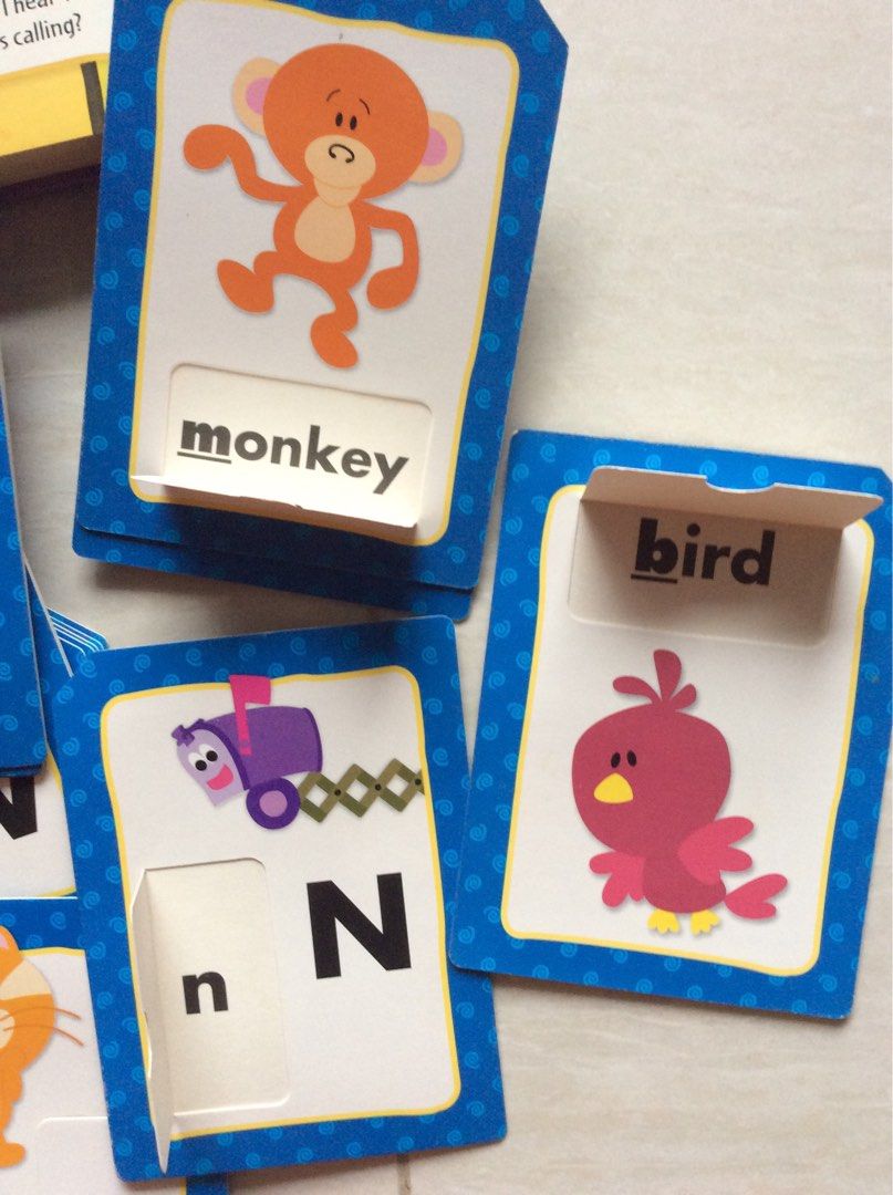 Blue's clues flash card + board book bundle , Hobbies & Toys, Books ...