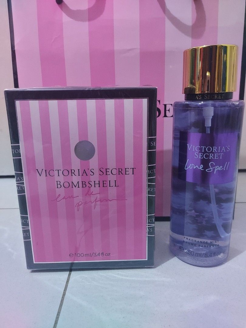 Bombshell and Love Spell Body mist set, Beauty & Personal Care ...