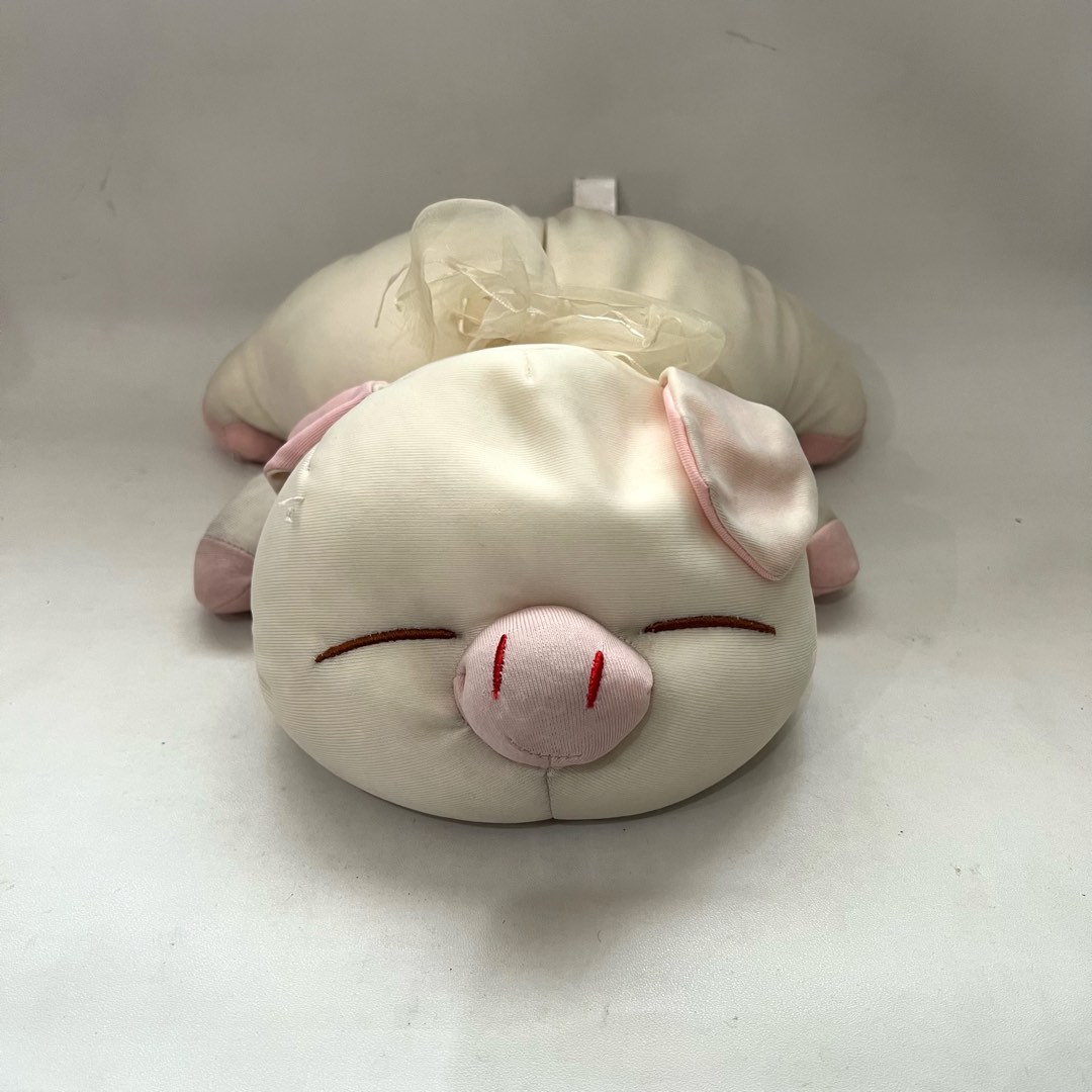 Boneka Babi Putih Gading / White Pig Doll, Toys & Collectibles, Mainan ...