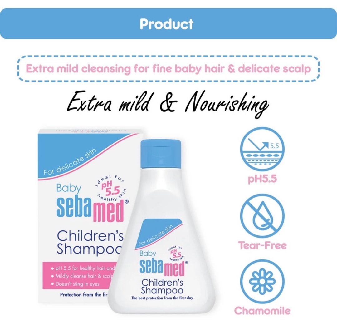 Brand new Sebamed Baby Shampoo 500mL, Babies & Kids, Bathing & Changing ...