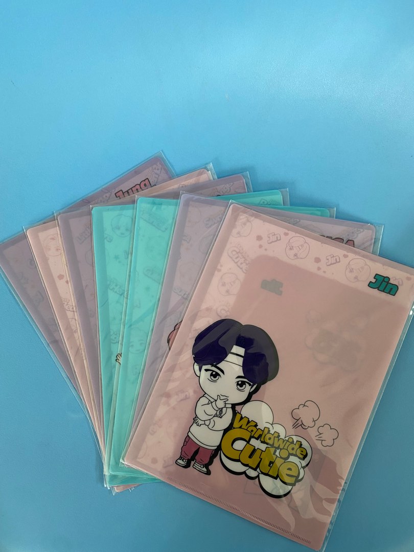 Bts official pocket folder, Hobbies & Toys, Stationery & Craft ...