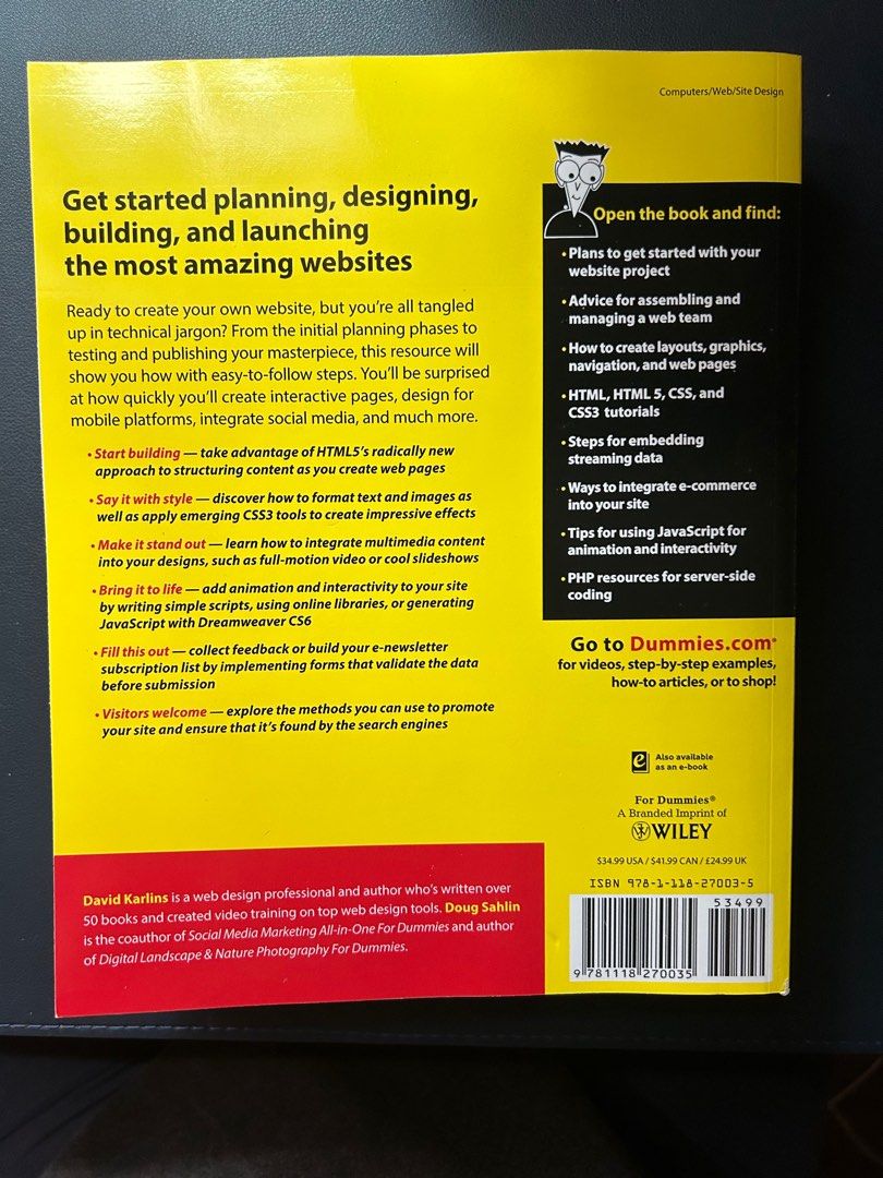 Building Website 10 books in 1 for Dummies series, Hobbies & Toys ...