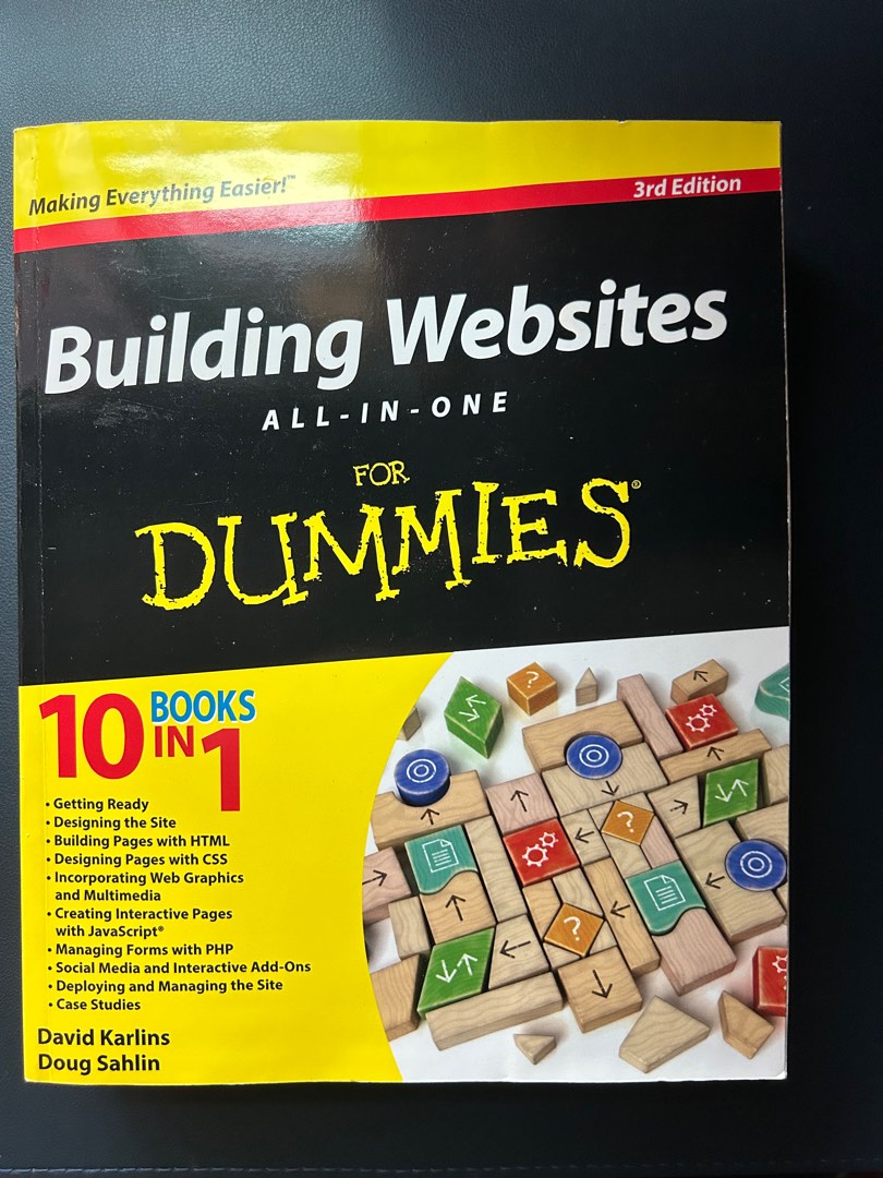 Building Website 10 books in 1 for Dummies series, Hobbies & Toys ...