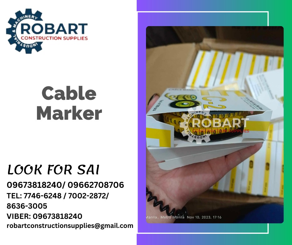 Cable Marker, Commercial & Industrial, Construction Tools & Equipment on Carousell