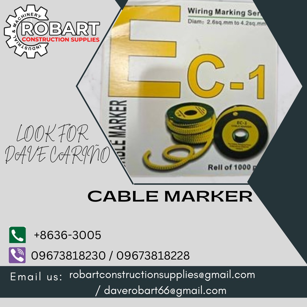 CABLE MARKER, Commercial & Industrial, Construction Tools & Equipment ...