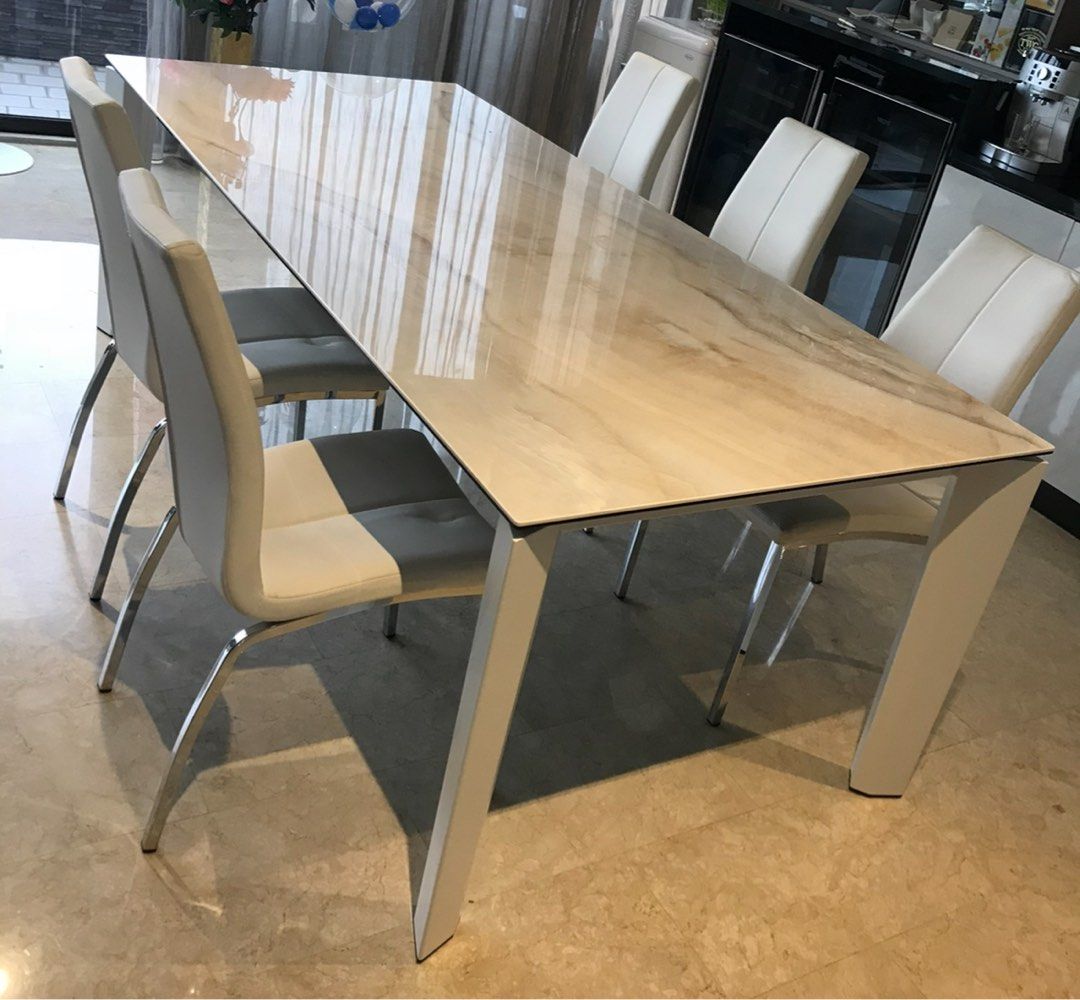 Calligaris Delta Extendable Dining Table, Furniture & Home Living ...