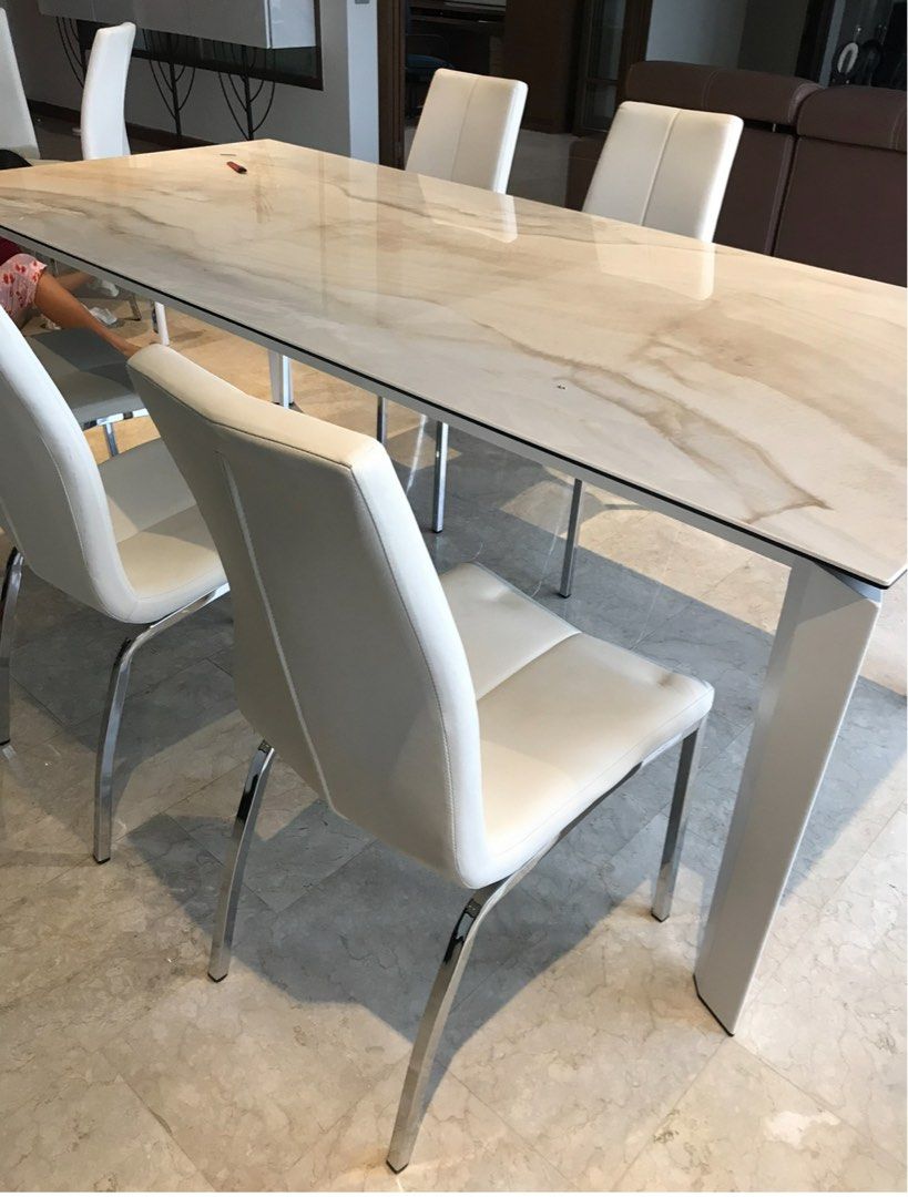 Calligaris Delta Extendable Dining Table, Furniture & Home Living ...