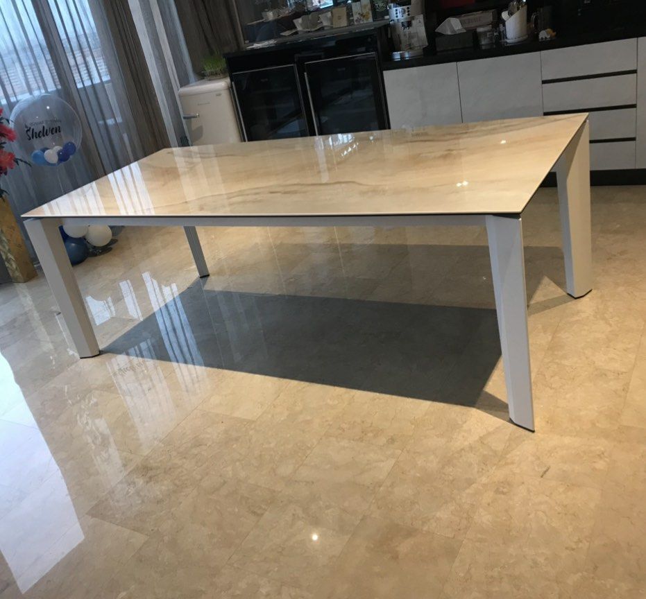 Calligaris Delta Extendable Dining Table, Furniture & Home Living ...