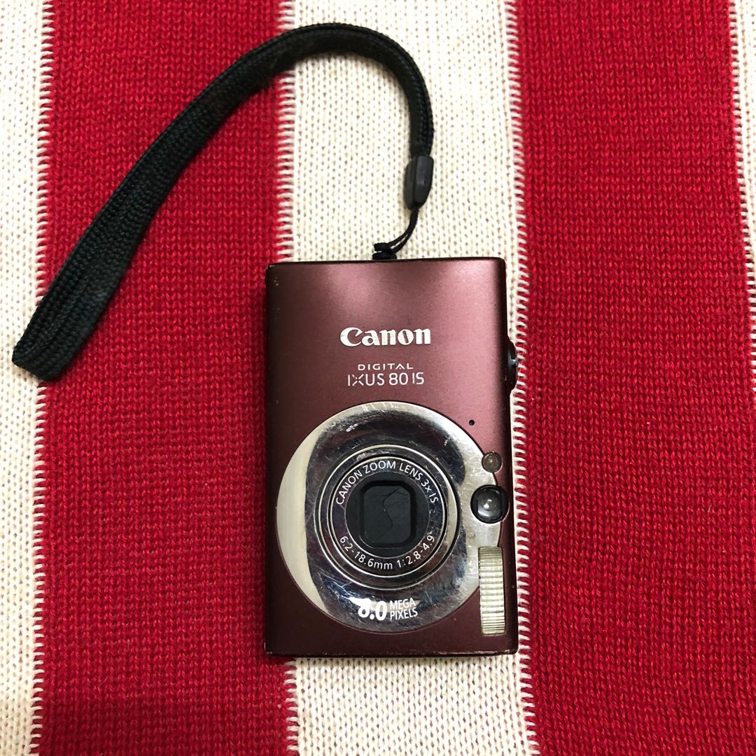 Canon IXUS 80 iS Camera Digital CCD, Photography, Cameras on Carousell