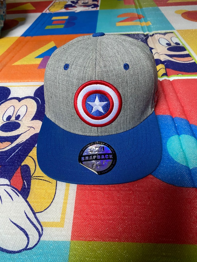 Captain America x Marvel, Fesyen Pria, Aksesoris, Topi di Carousell