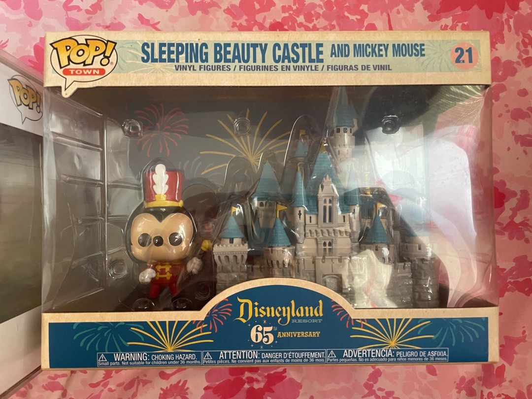 Carl & Ellie and Sleeping Beauty Castle and Mickey Mouse Funko Pop!s ...
