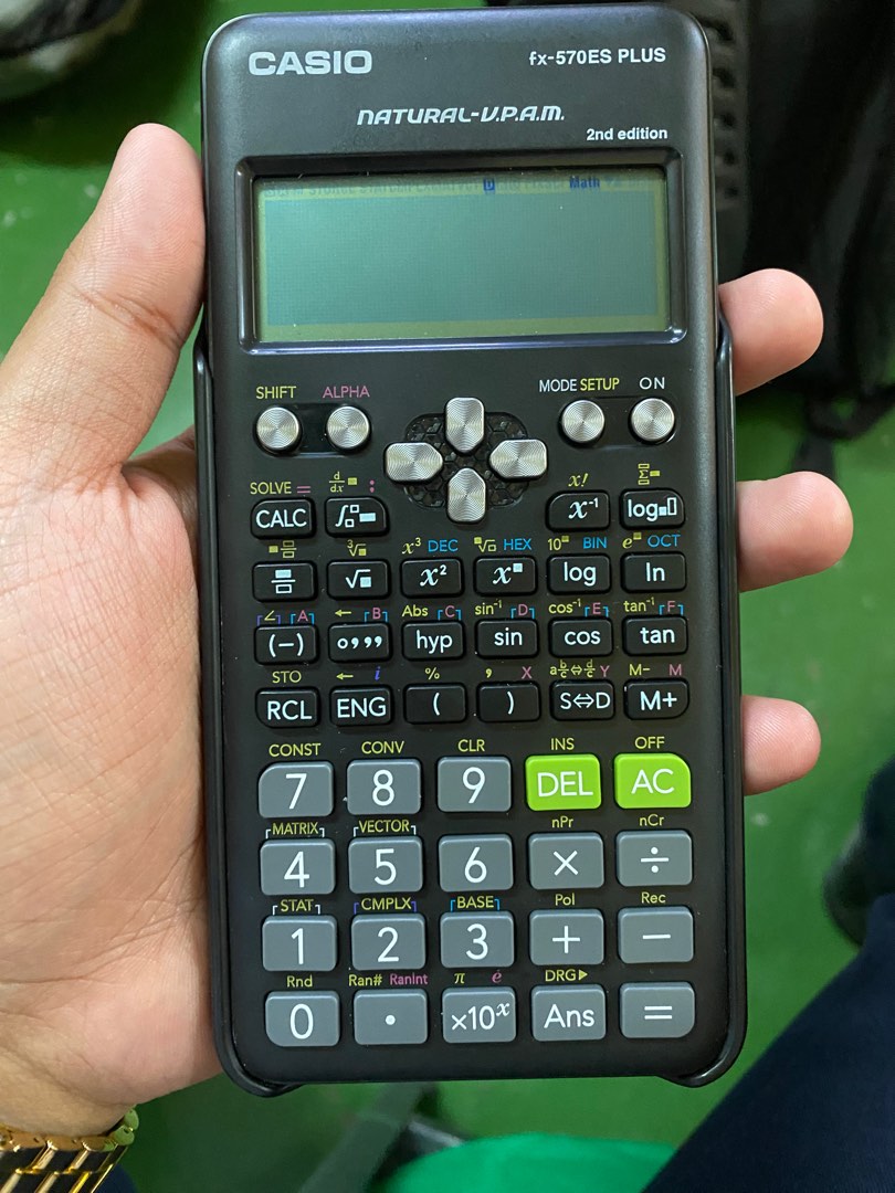 Casio 2nd edition 570ES PLUS, Hobbies & Toys, Stationary & Craft ...