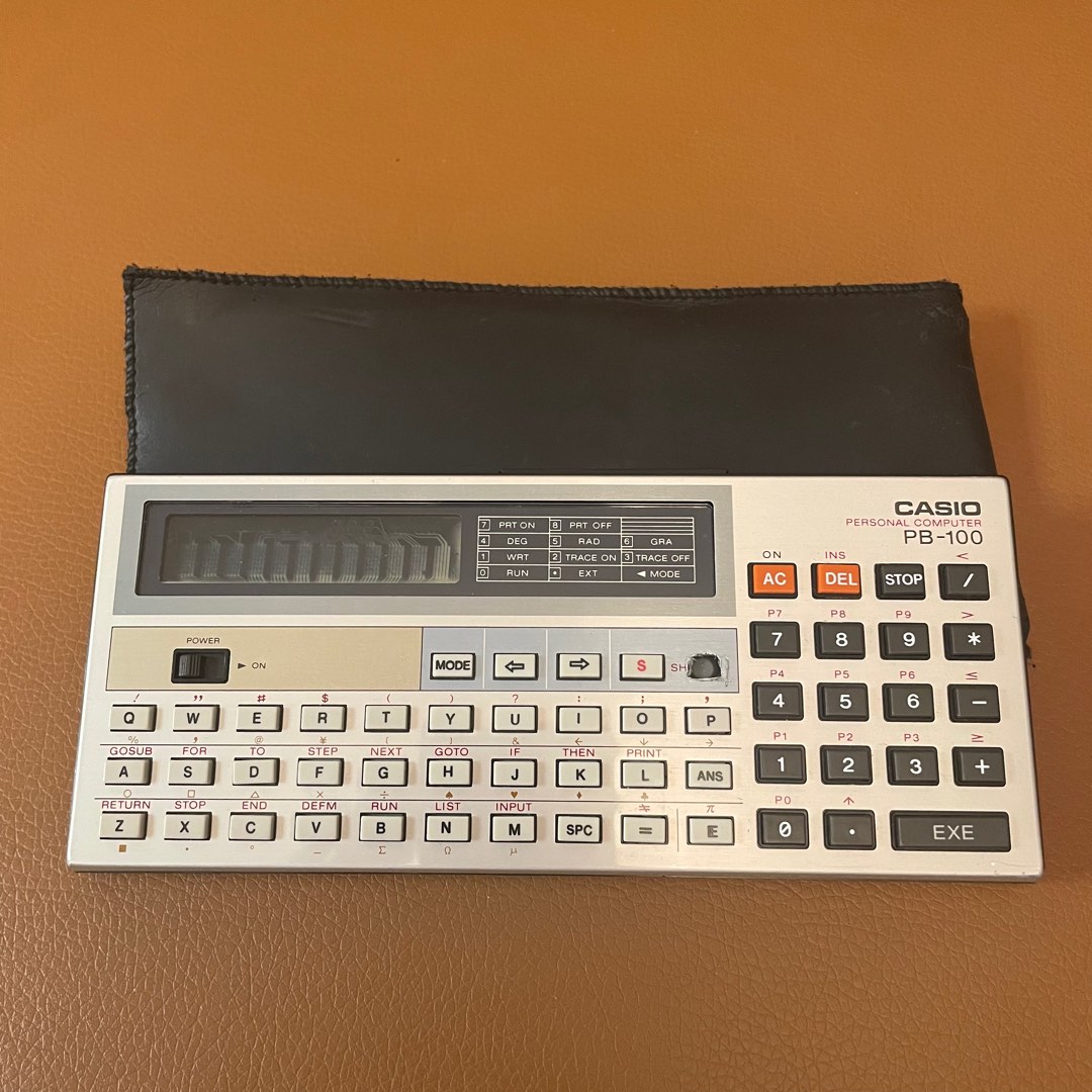 Casio 計數機personal computer PB-100, 電腦＆科技, 商務用科技產品 - Carousell