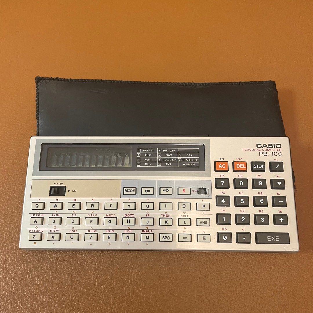 Casio 計數機personal computer PB-100, 電腦＆科技, 商務用科技產品 - Carousell