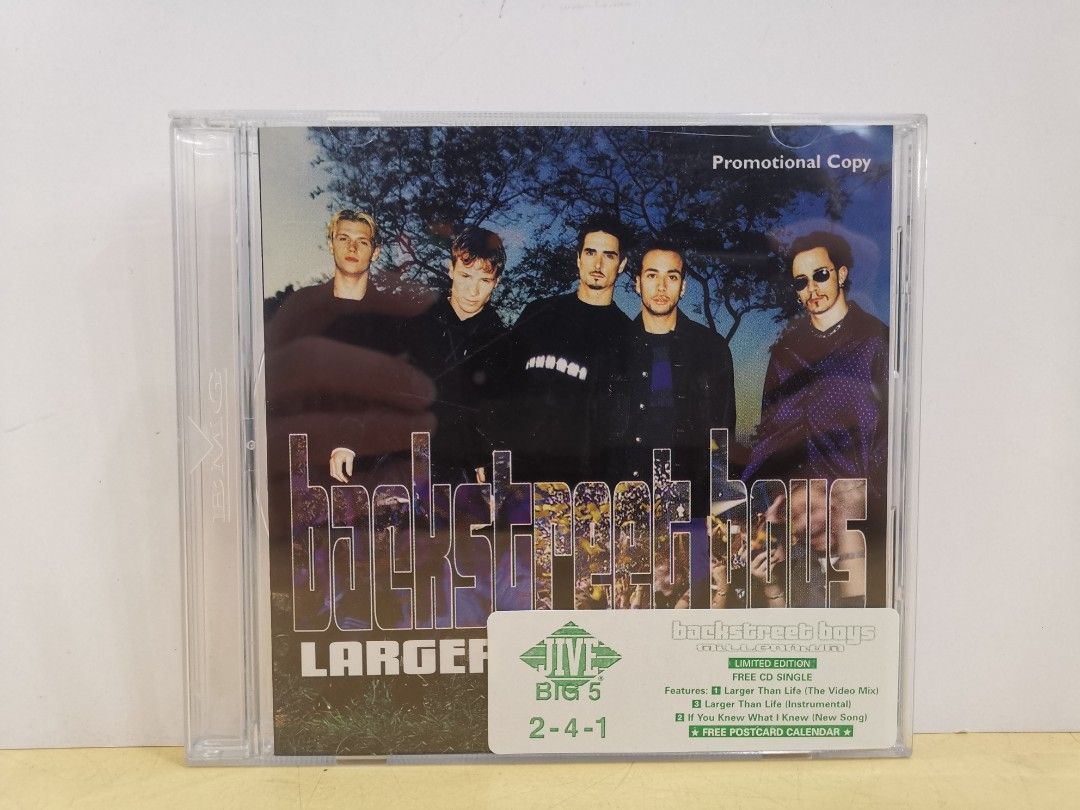 (CD) Backstreet Boys LARGER THAN LIFE, Hobbies & Toys, Music & Media ...