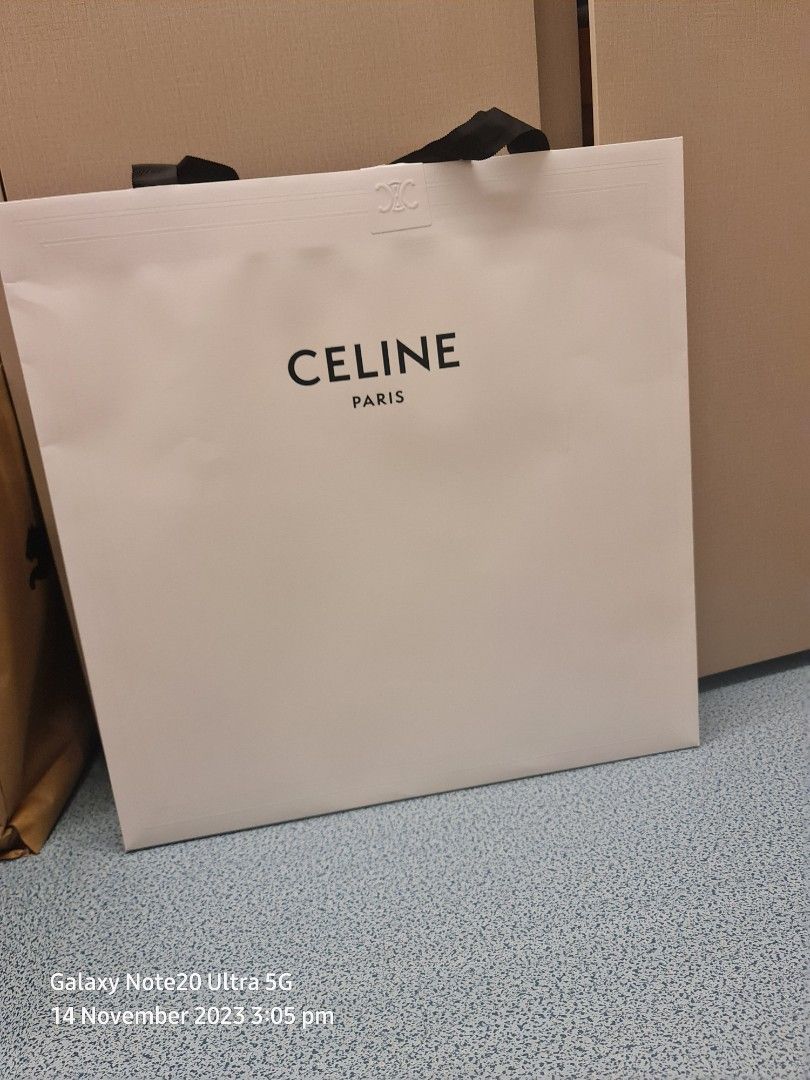 Celine big paper bag, Women's Fashion, Bags & Wallets, Tote Bags on ...